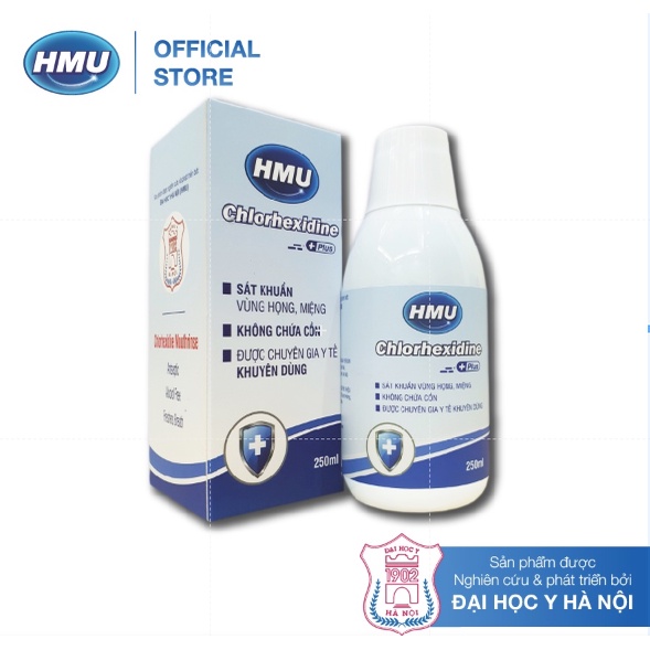 Nước Súc Miệng HMU Chlorhexidine Plus 250ml - Dung Dịch Không Cồn ...