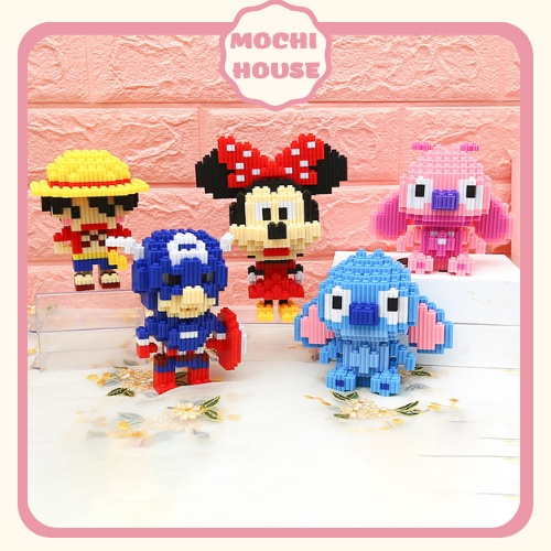 Mô Hình Lắp Ráp 3D Động Vật, Lego BearBrick Mini Siêu Dễ Thương Cho Bé ...