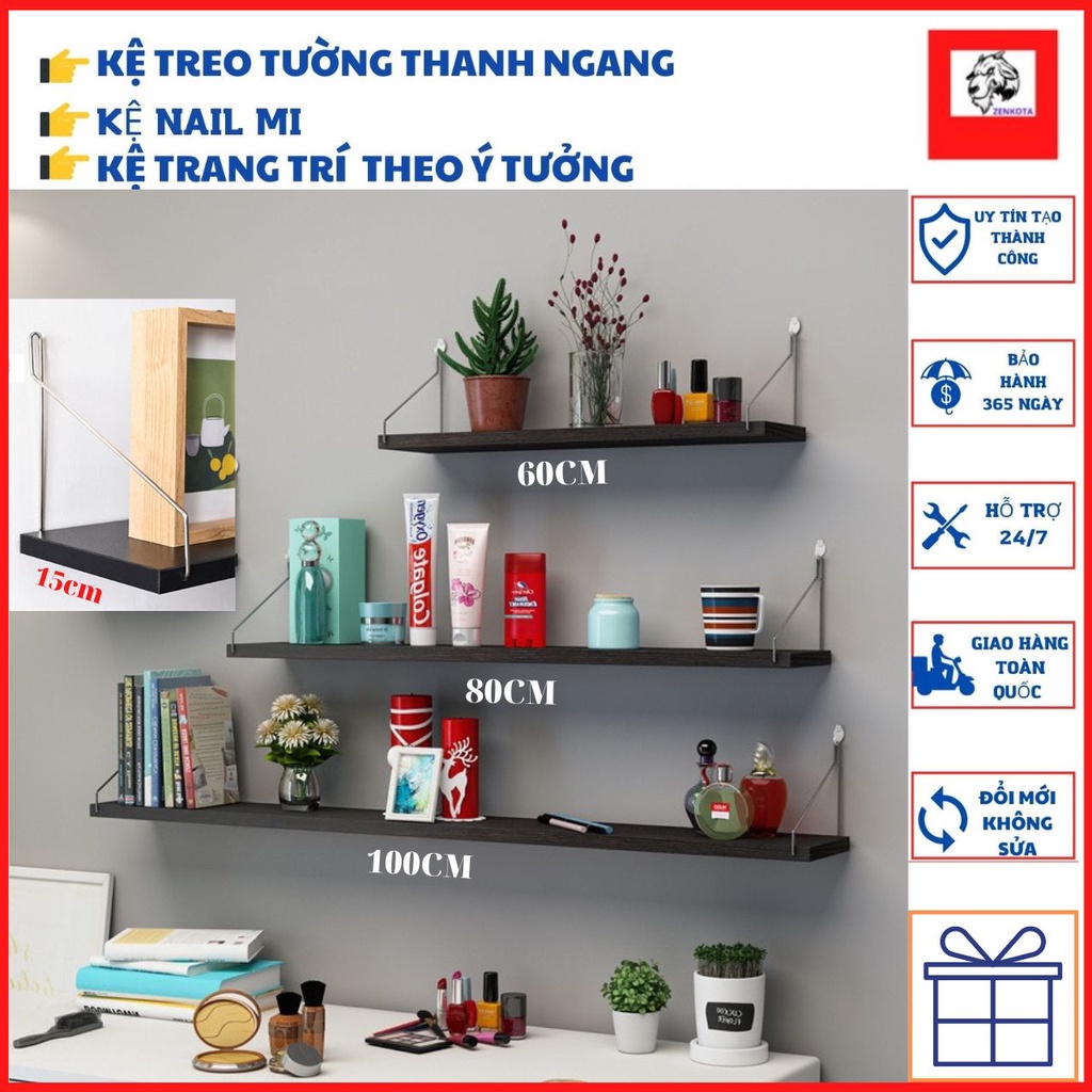 Mua Giá Treo Tường Gỗ MDF Lõi Xanh, Khung Móc INOX Cao Cấp Trang Trí ...