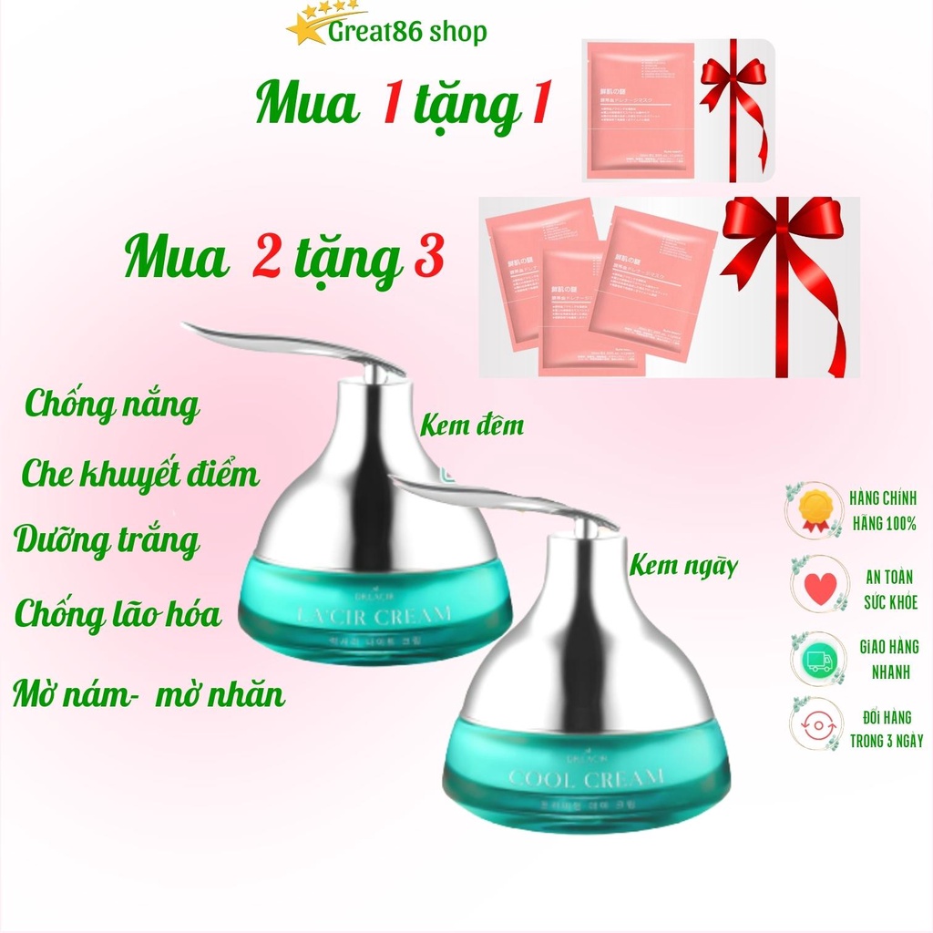 Kem dưỡng trắng da Dr Lacir Great86 kem chống nắng, che khuyết điểm ...