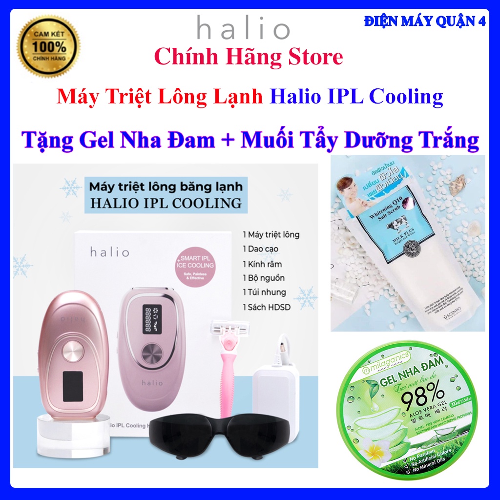 Máy Triệt Lông Lạnh Cá Nhân Halio IPL Cooling Hair Removal Device ...