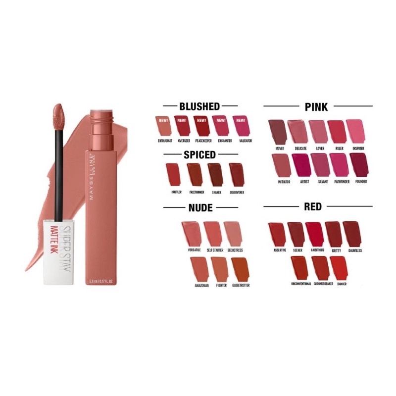 Mua Son Lì Maybelline SuperStay Matte Ink FullSize giá rẻ nhất | TecKi.Vn