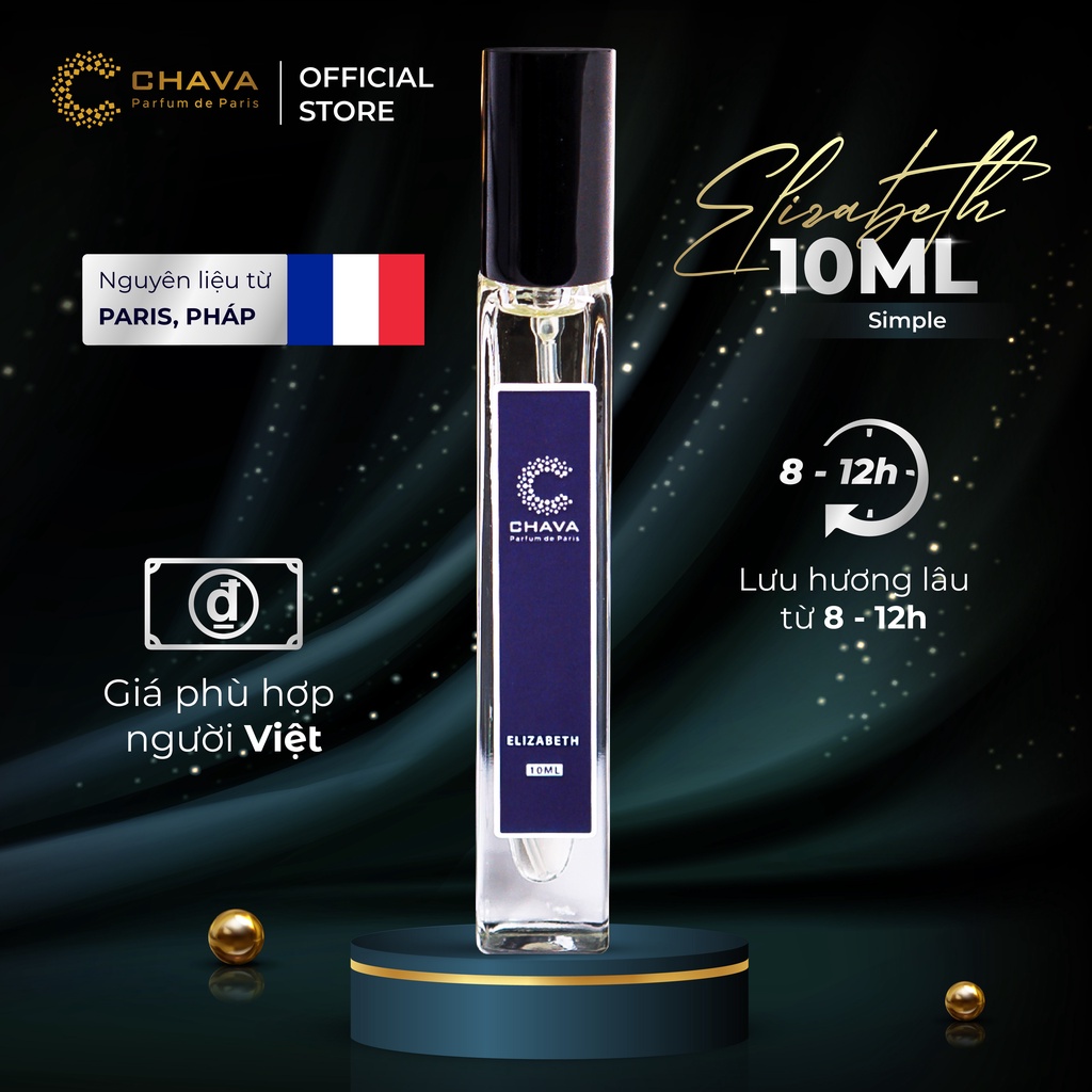Mua Nước hoa CHAVA ELIZABETH 10ml chính hãng dành cho Nữ - theo Tiêu ...