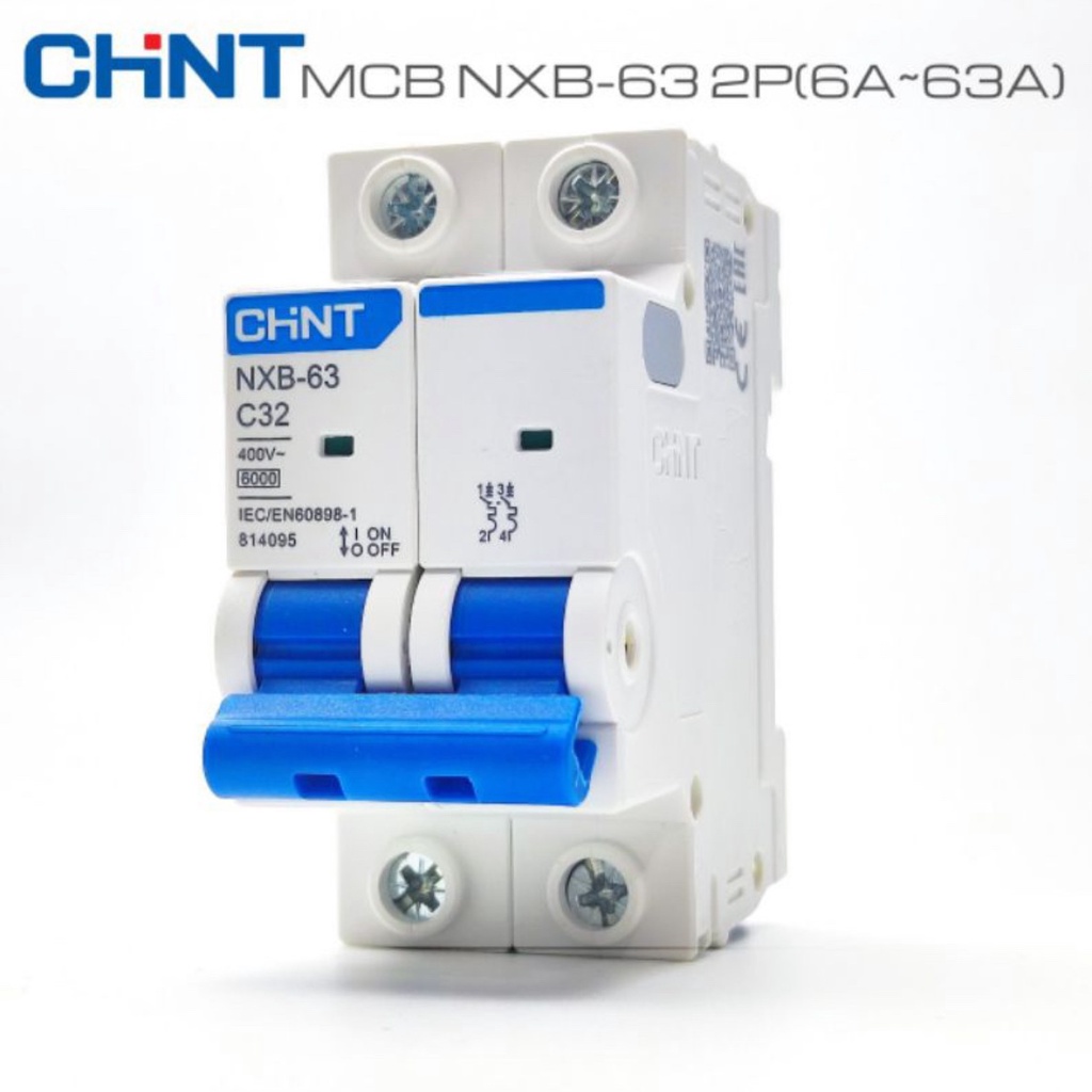 Aptomat MCB 2 Pha NXB-63 CHINT 6A~63A, chính hãng | Shopee Việt Nam