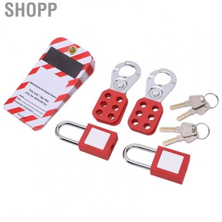 Shopp Lockout Tagout Kit Tag Hasp Safety Padlock Hasp Set For Lock Out ...