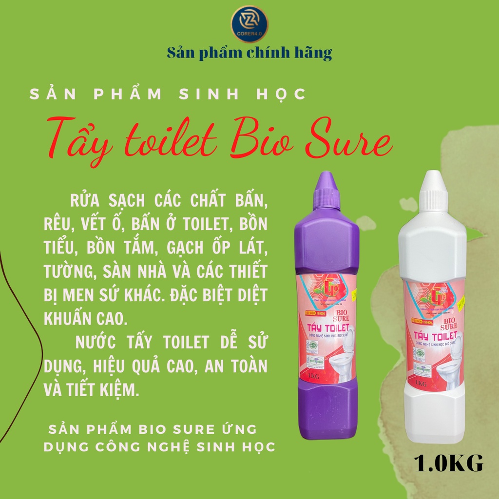 Mua Tẩy toilet BIO SURE 1kg công nghệ Đức không hóa chất hương Quế ...