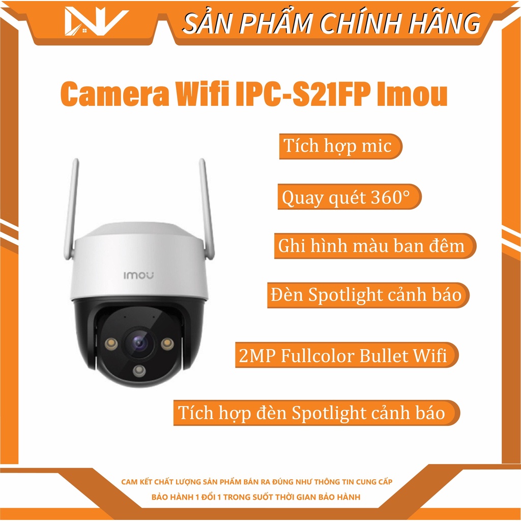 Camera Wifi IPC-S21FP IMOU Xoay 360 độ, Có màu đêm - CHÍNH HÃNG ...