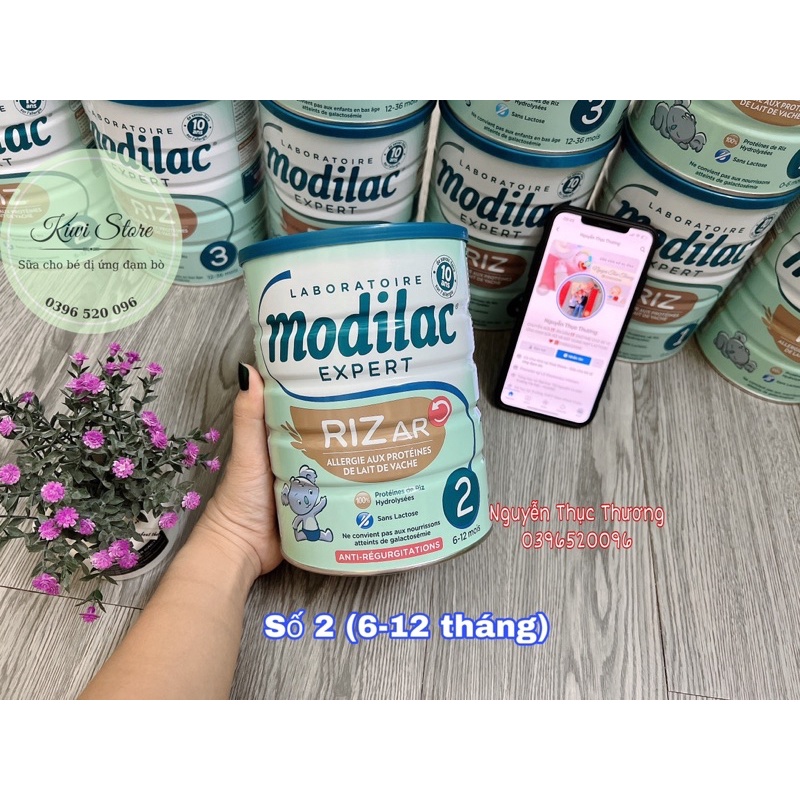 Sữa Modilac Expert Riz cho bé dị ứng đạm sữa bò Pháp 800gr - MixASale