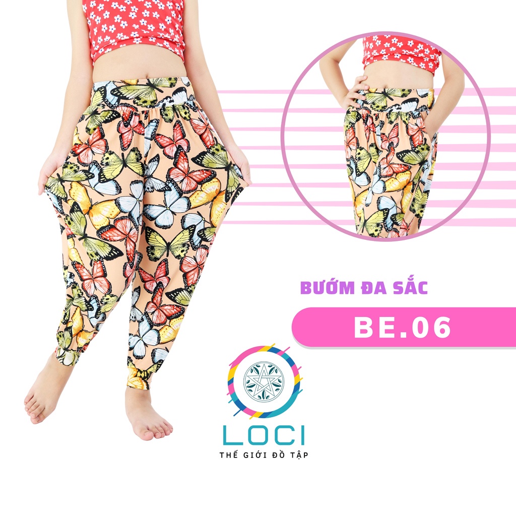 Mua 💓 Quần alibaba baby , quần tập nhà LOCI cho bé gái từ 18kg đến 45kg ...