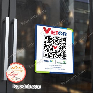 Sticker Decal Dán Mã Quét QR Code Ghi Số Tài Khoản Ngân Hàng, Mã QR Để ...