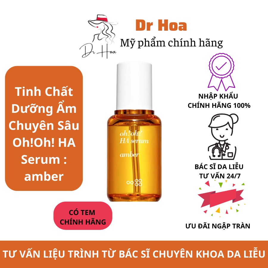 [NHẬP KHẨU CHÍNH HÃNG] Tinh Chất Dưỡng Ẩm Chuyên Sâu Oh!Oh! HA Serum ...