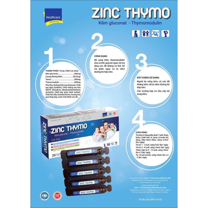 {cam kết} Siro ăn ngon cho bé và người lớn ZINC THYMO, giúp bé ăn ngon ...