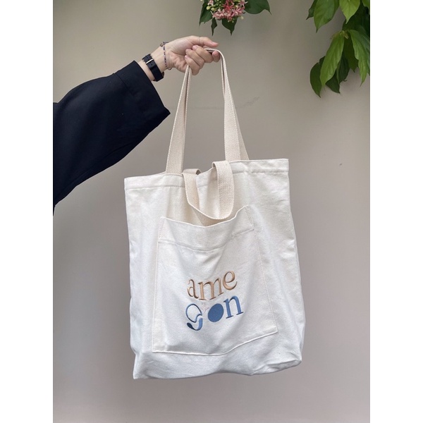 Túi vải AMEGON TOTE BAG | Shopee Việt Nam