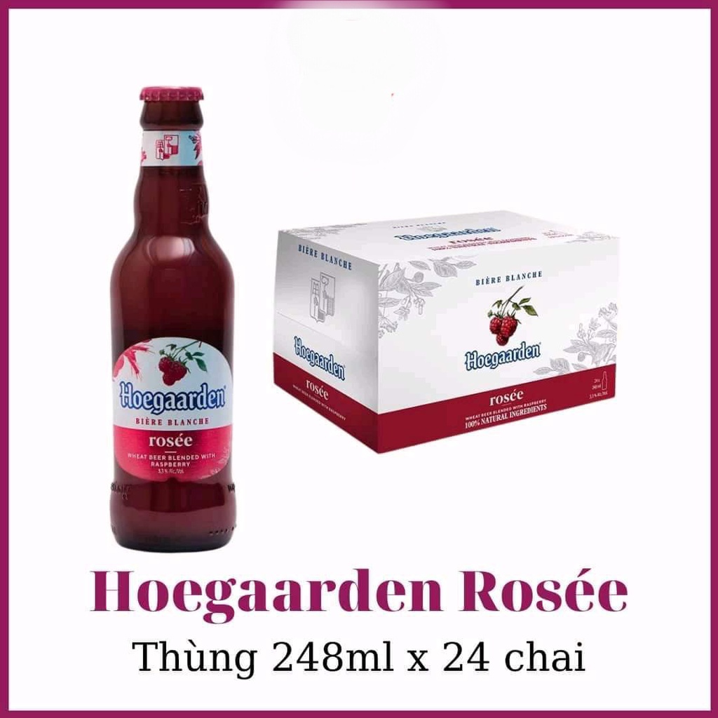 Bia Hoegaarden Rose 248ml | Shopee Việt Nam