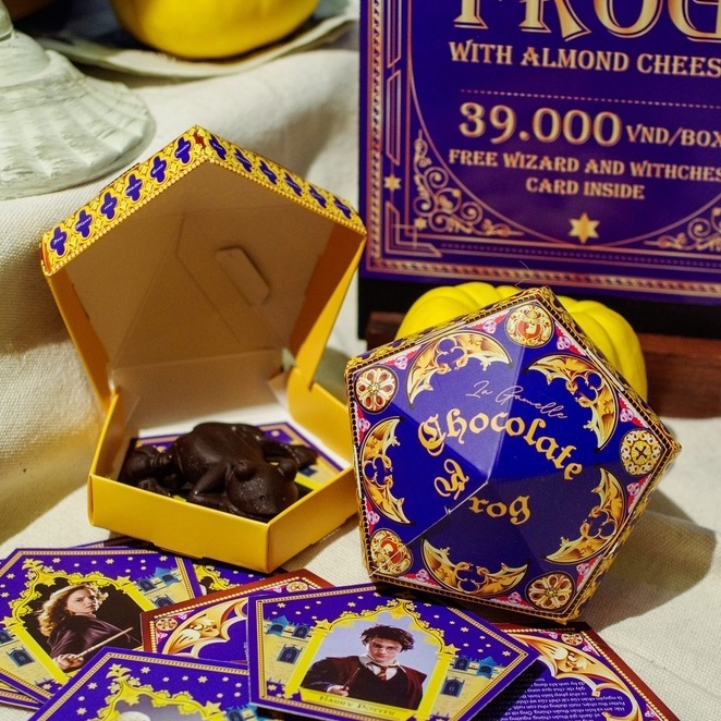 Mua KẸO NHÁI CHOCO FROG HARRY POTTER SÔ CÔ LA NHÂN HẠT HẠNH NHÂN TẶNG ...