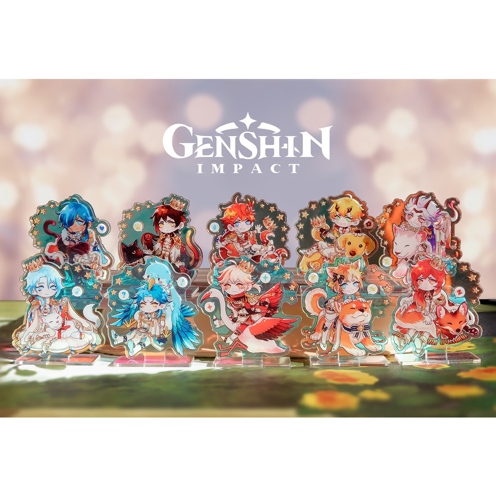 Mua Mô hình nhựa cầu vồng nhân vật Genshin Impact - mini standee giá rẻ ...