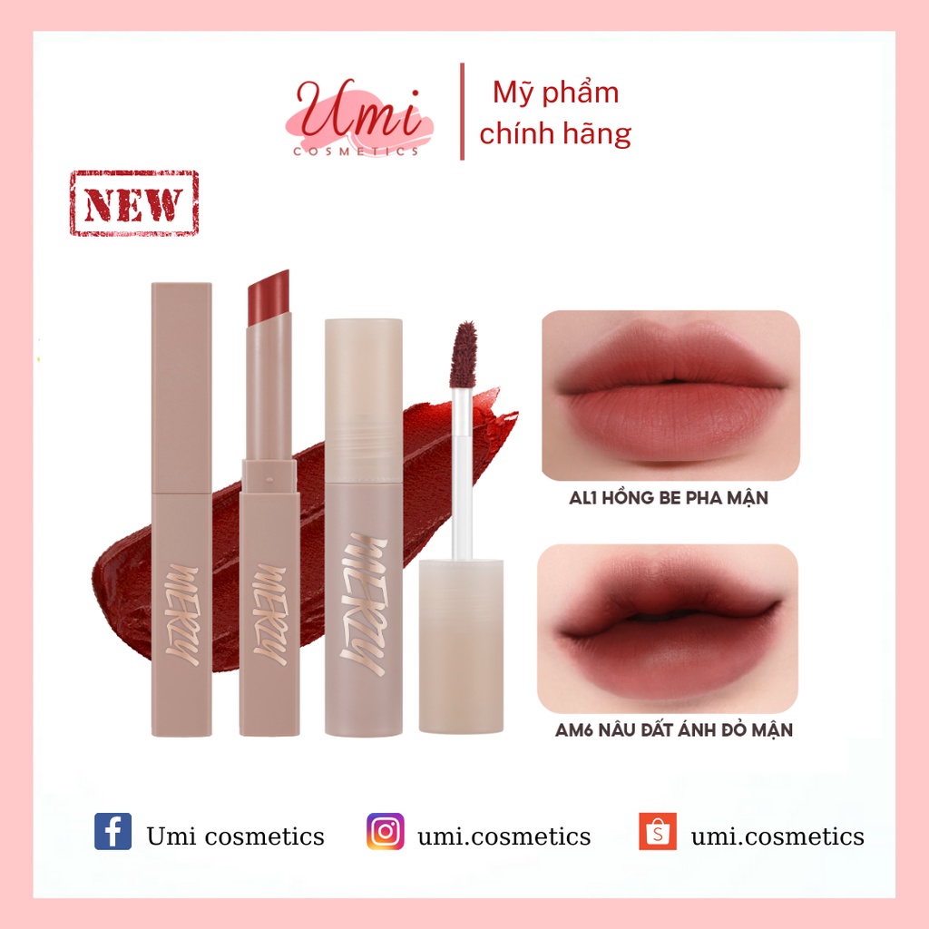 Son Merzy Academia Mellow Tint, Son Merzy Academia Cotton Lipstick ...