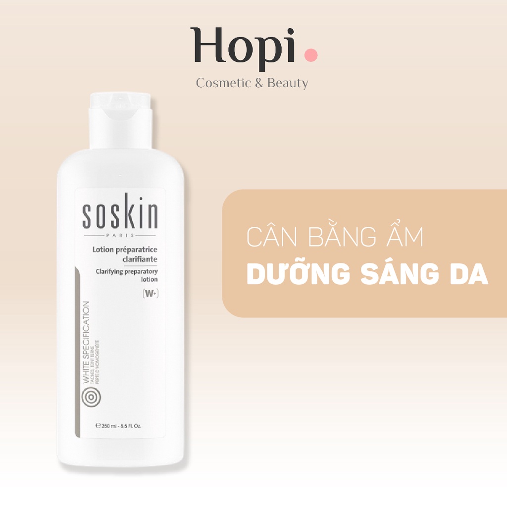 Nước cân bằng làm trắng da Soskin Clarifying Preparatory Lotion 250ml ...