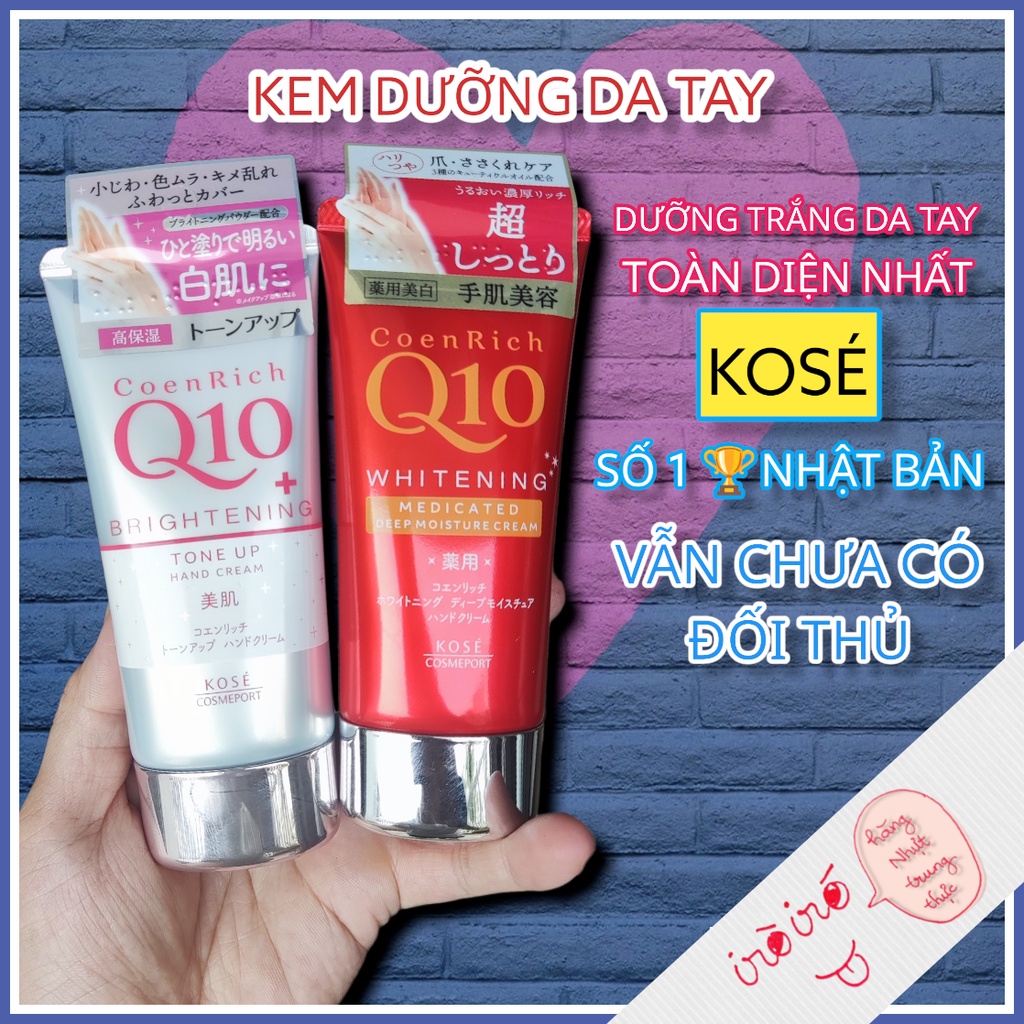 Kem dưỡng trắng da tay Kosé Coen Rich Q10 - MixASale