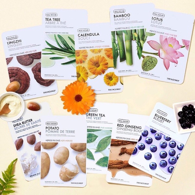 Mặt nạ The FaceShop Real Nature Mask Sheet -20g | Shopee Việt Nam