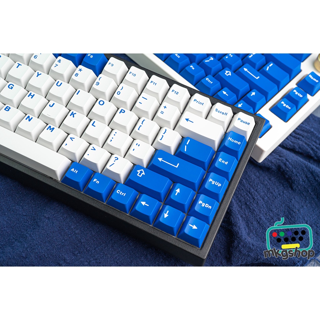 Keycap GMK Classic Blue Clone, Nhựa Doubleshot, Cherry Profile Màu Cực ...