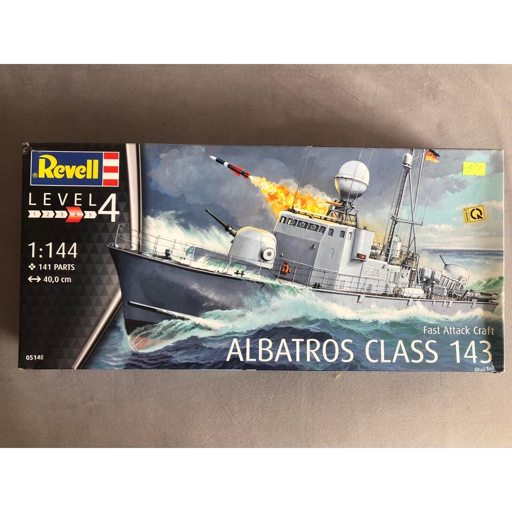 Mô hình lắp ráp 1/144 Revell Albatros Class 143 Fast Attack Craft ...