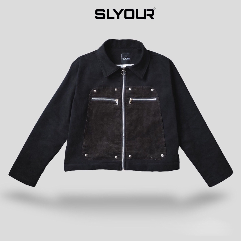 Áo khoác kaki JACKET CROPTOP - Áo khoác boxy local brand SLYOUR ...