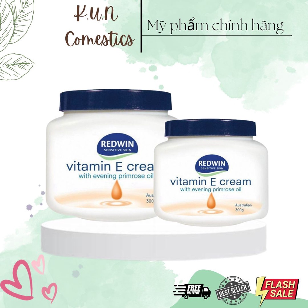 Kem Dưỡng Da Mềm Mịn Redwin Vitamin E Cream hộp 300g | Shopee Việt Nam