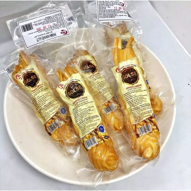Phô mai bò dây hun khói đến từ nước Nga Solse 100g, 200g (Date mới nhất ...
