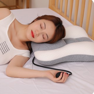 Gối Hơi Hỗ Trợ Giấc Ngủ 3D, Có Thể Điều Chỉnh Bơm Hơi, Tăng Cường Lưu ...