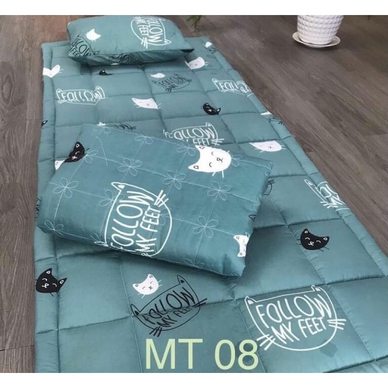 Tấm trải nệm văn phòng gấp gọn size 90x2m topeer mỏng- nệm ngủ văn ...