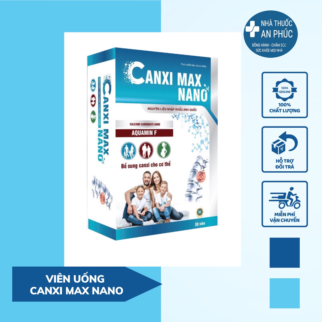 Viên uống Canxi Max Nano bổ sung Canxi cho cơ thể | Shopee Việt Nam