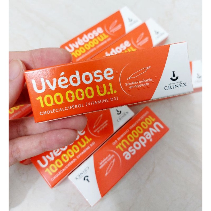 Mua Vitamin D3 liều cao 100.000UI là sản phẩm của hãng Uvedose - Pháp ...