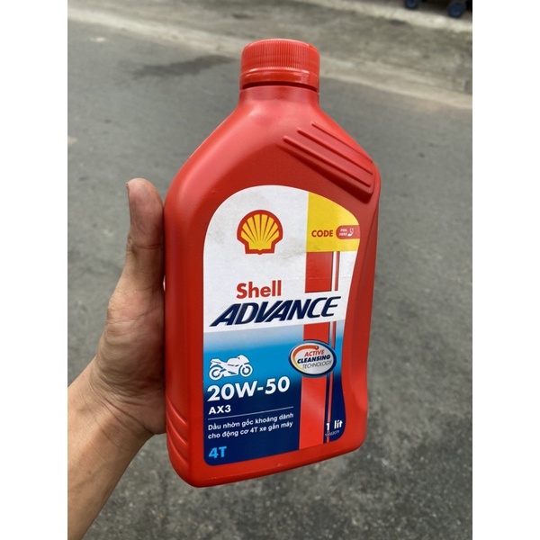 Mua Dầu Nhớt Shell ADVANCE 4T 20W-50 1Lít cho xe gắn máy giá rẻ nhất ...