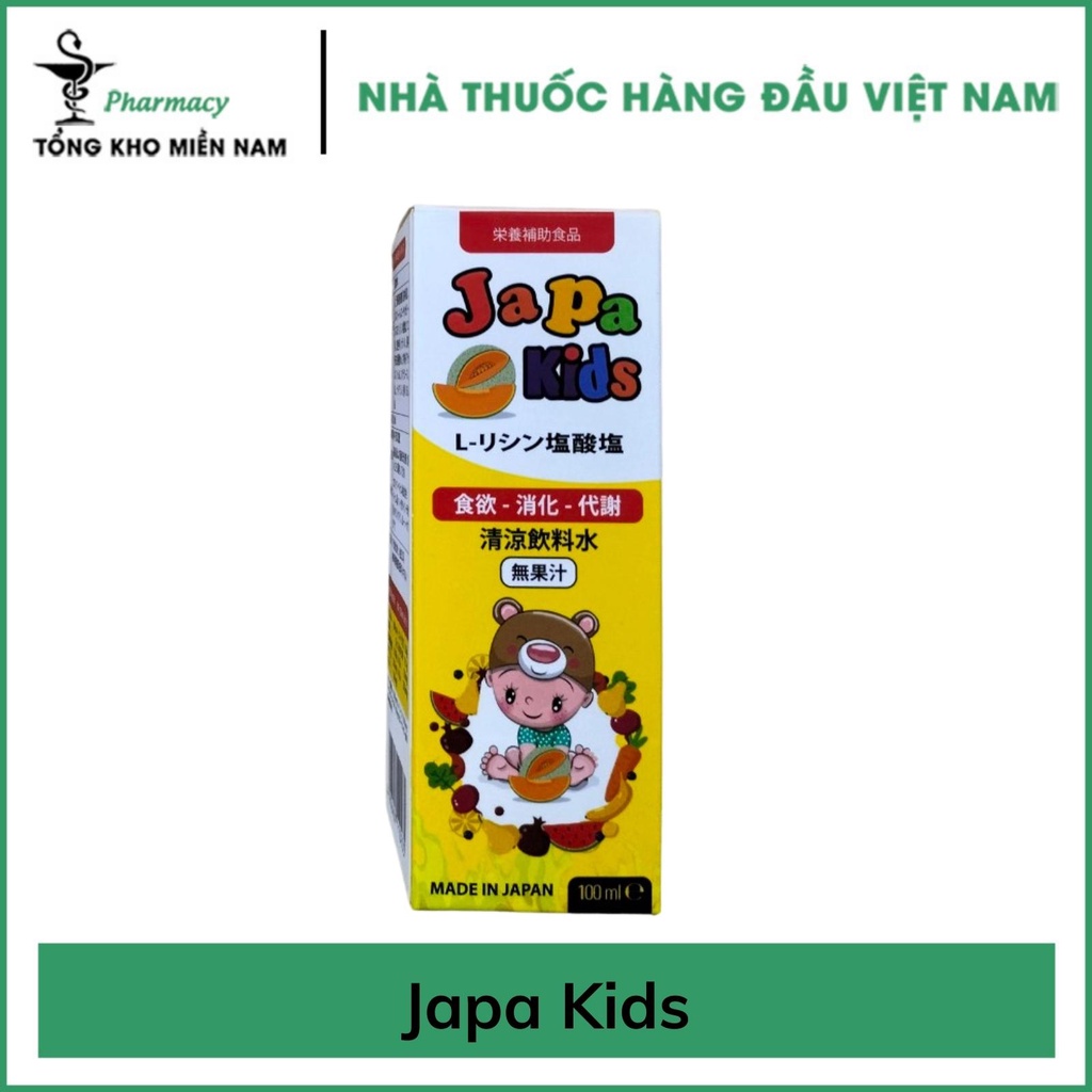 Japa Kids hỗ trợ cải thiện biếng ăn, chậm lớn, hỗ trợ tăng cường sức đề ...
