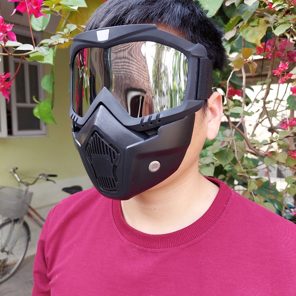 Mua Kính bảo hộ cao cấp, mặt nạ beon dùng cho mũ 3/4 cực chất, chống ...