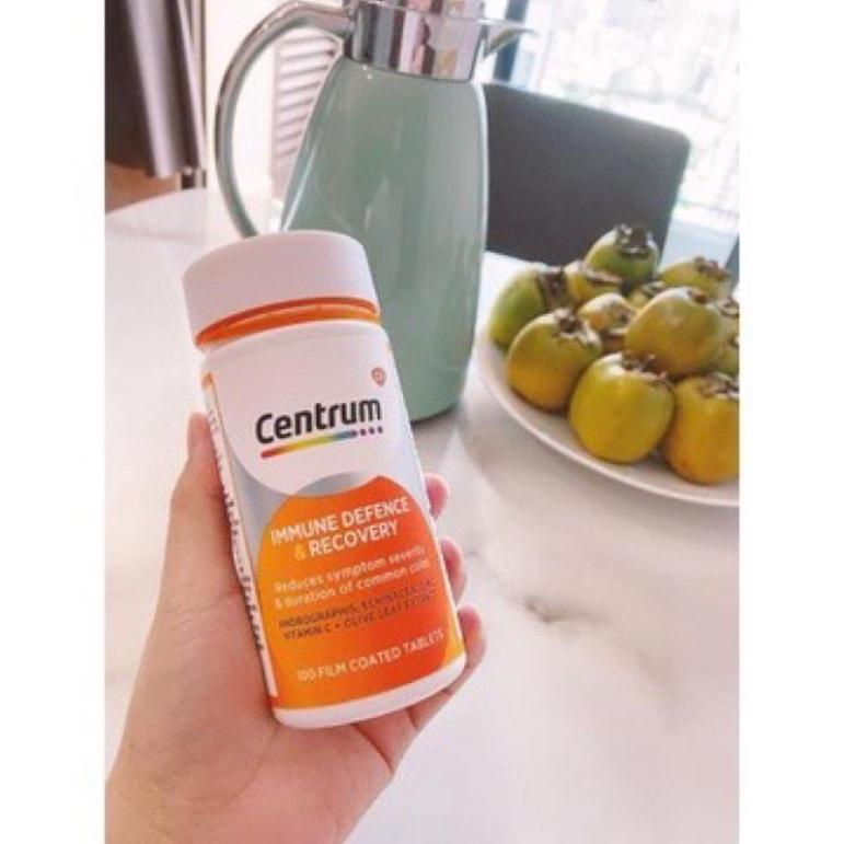 Viên Uống Hỗ Trợ Tăng Cường Miễn Dịch Centrum Immune Defence 100 viên ...
