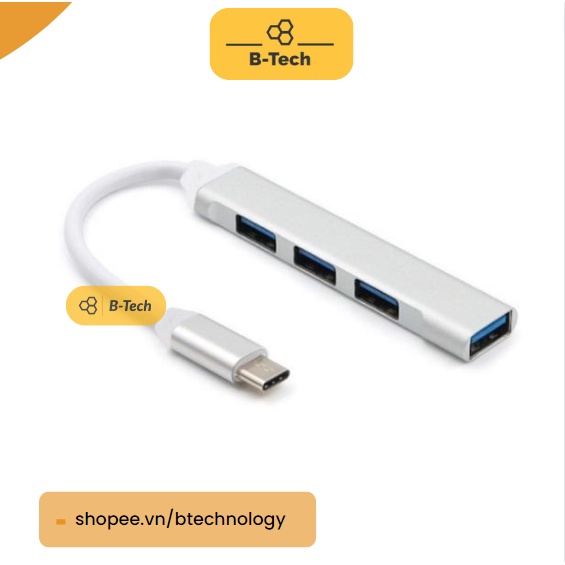 Mua USB hub type C OTG USB 3.0 tốc độ cao B-Tech chia cổng usb, usb otg ...