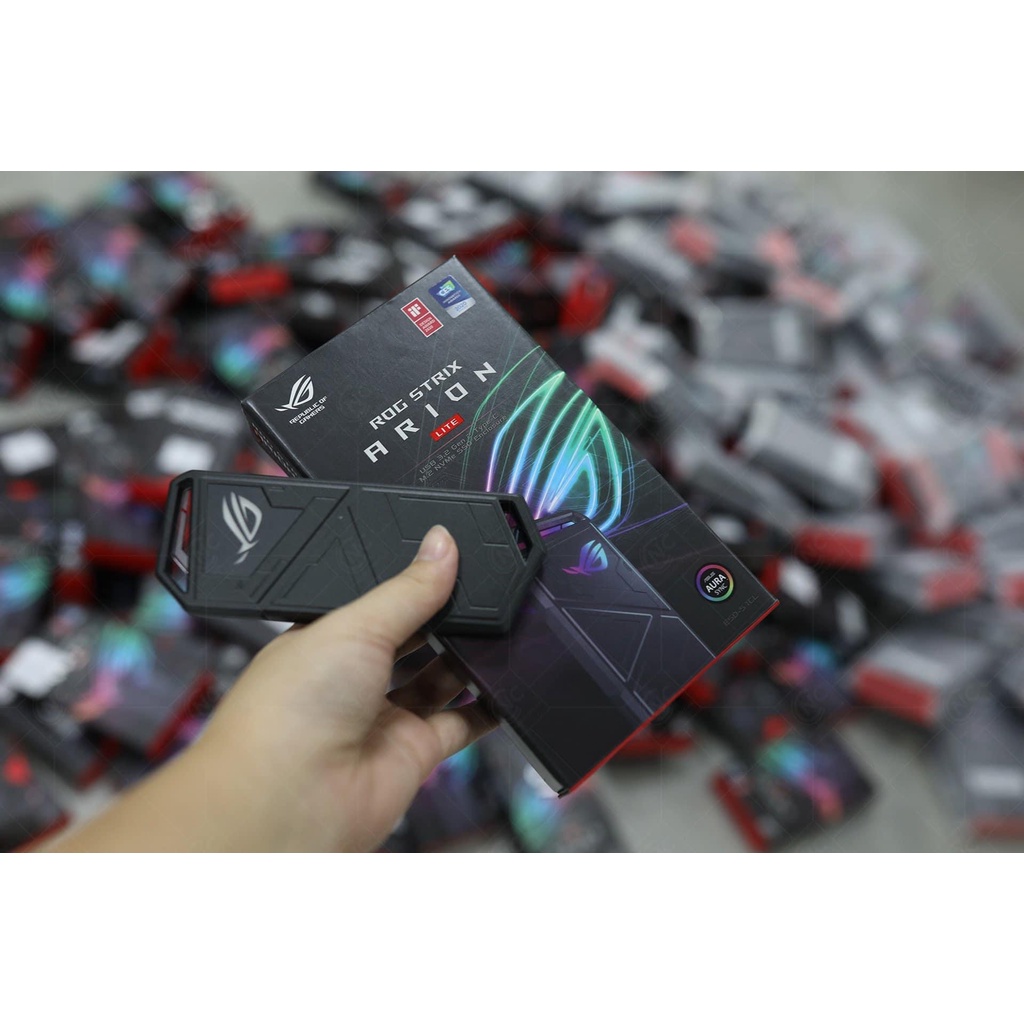 Hộp đựng ổ cứng, Box NVME SSD M.2 nvme Asus ROG strix Arion LITE usb 3. ...