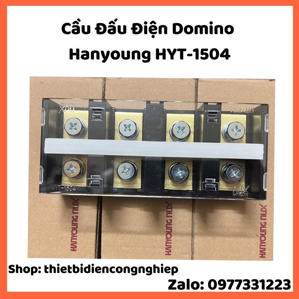 HanYoung Domino Cầu Đấu Điện HYT-1503 HYT-1504 150A 3P 4P Hanyoung Nux | Shopee Việt Nam