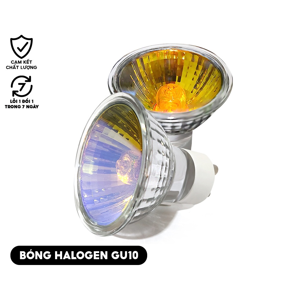 Bóng đèn halogen GU10 35W,50W - Đui đèn Halogen GU10 - Dây chỉnh sáng - Phụ kiện thay thế cho ...