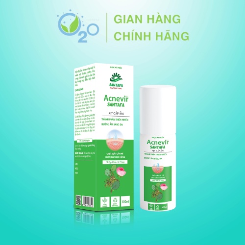 Xịt cấp ẩm Acnevir Santafa - Cung cấp độ ẩm và dưỡng chất cho da, làm ...