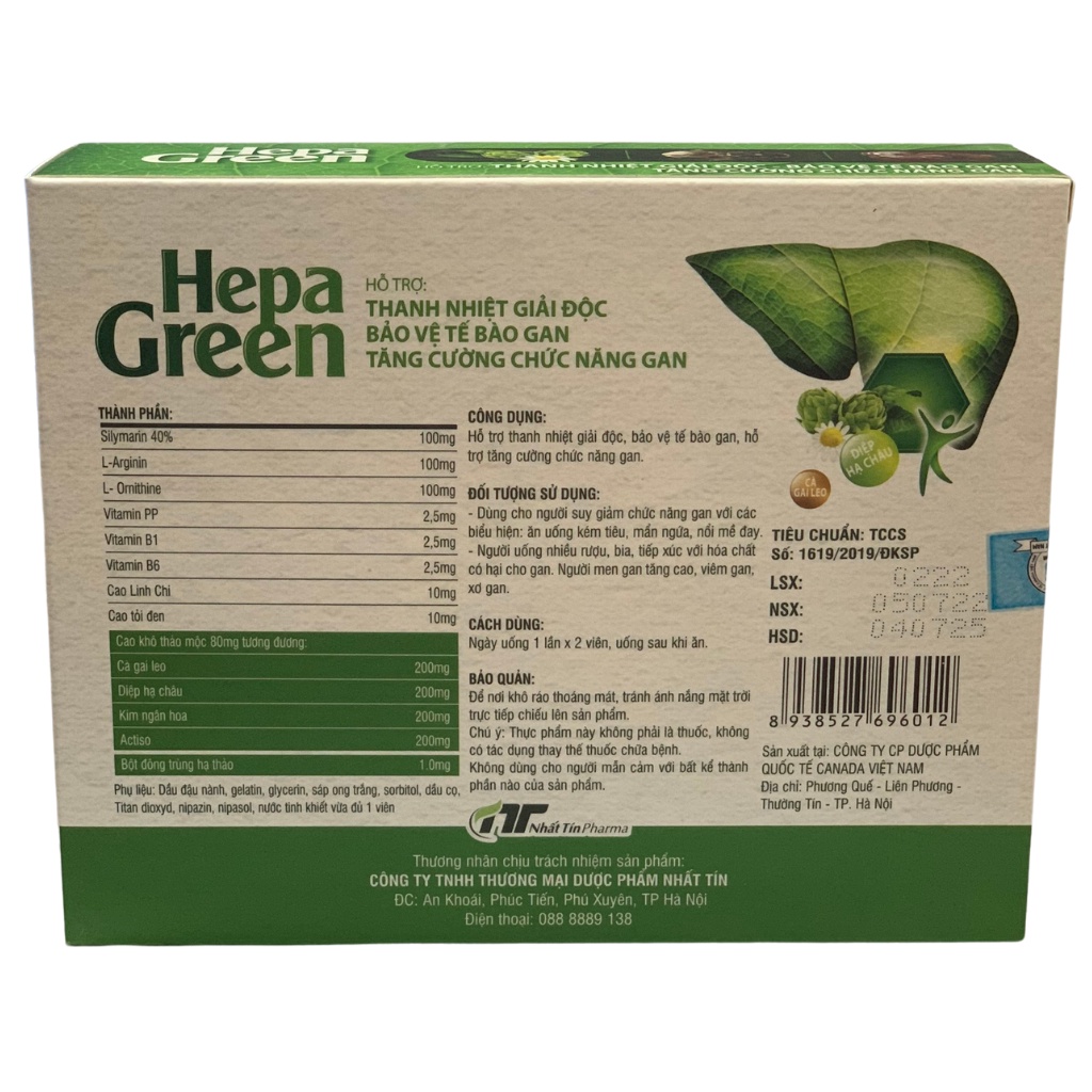 Mua Viên uống mát gan giải độc, thải độc gan, thanh nhiệt, bảo vệ tế ...