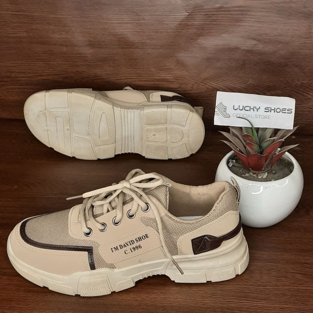 Mua Giày Nam I'm DAVID SHOE Kết Hợp Chất Liệu Da PU+ Vải Cavas Màu sắc ...