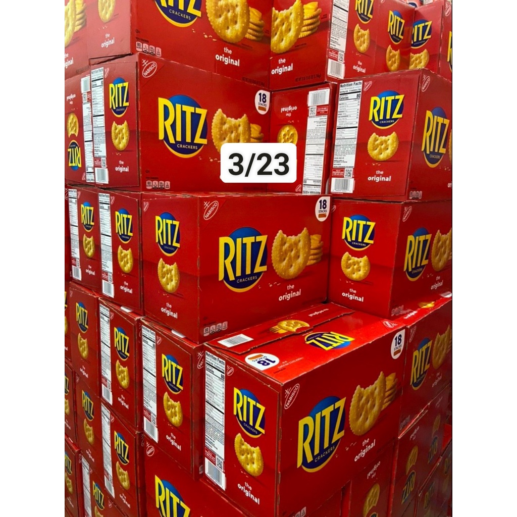 Bánh quy NABISCO RITZ CRACKERS 18 stacks the original 1,74kg | Shopee ...