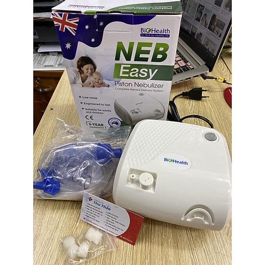 Chính hãng - MÁY XÔNG KHÍ DUNG - XÔNG MŨI HỌNG Biohealth NEB EASY - Bảo ...
