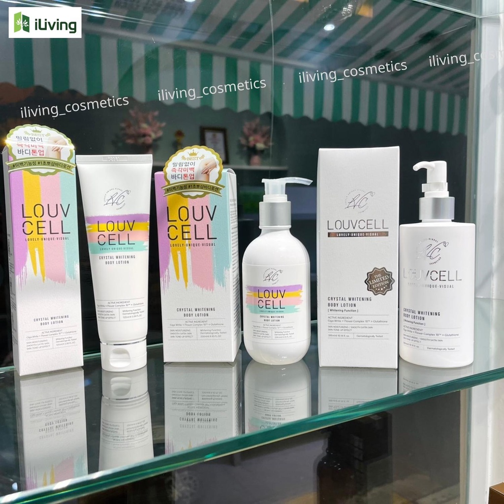 Kem dưỡng ẩm trắng da body Louv Cell Crystal Whitening Body Lotion ...