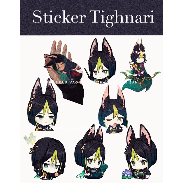 set sticker Tighnari Genshin Impact | Shopee Việt Nam