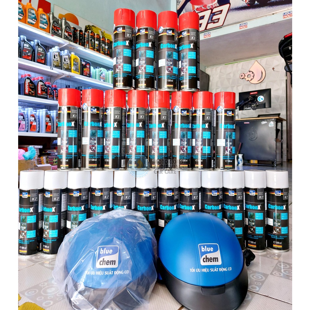 Vệ sinh buồng đốt Bluechem Carbon X | Shopee Việt Nam