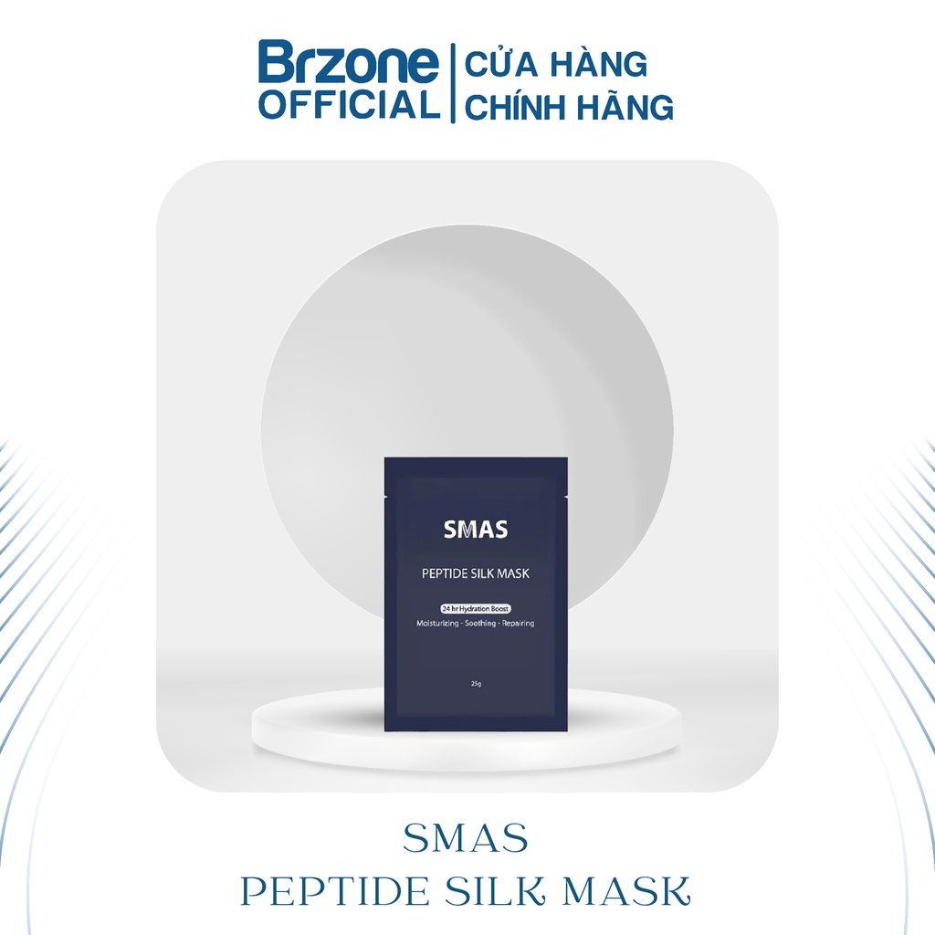 Mặt nạ SMAS Peptide Silk Mask 24H Hydration Boost 25G dưỡng và phục hồi ...